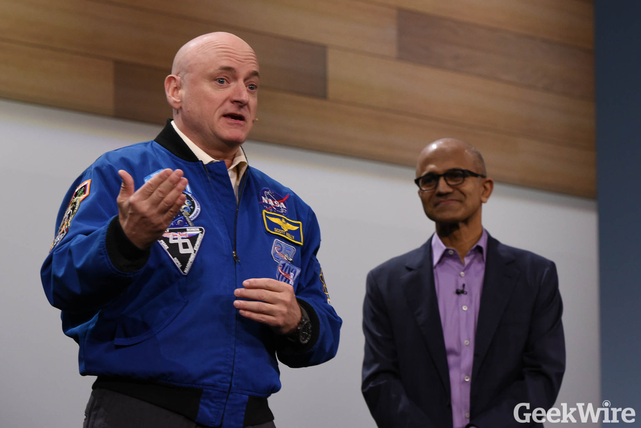 Scott Kelly brings space into Microsoft spotlight – Cosmic Log