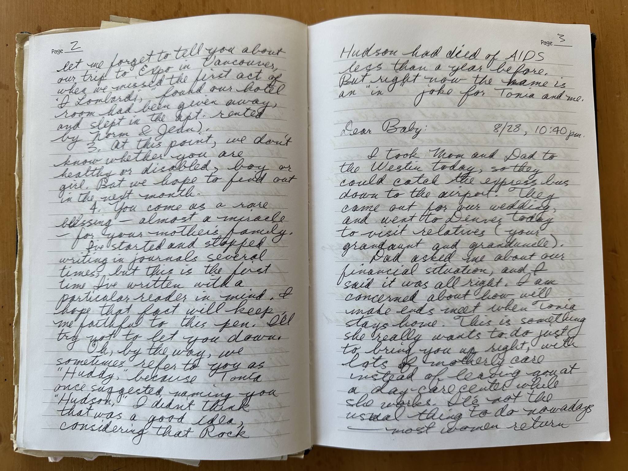 Dear Baby: First years for Natalie and Evan – Cosmic Log
